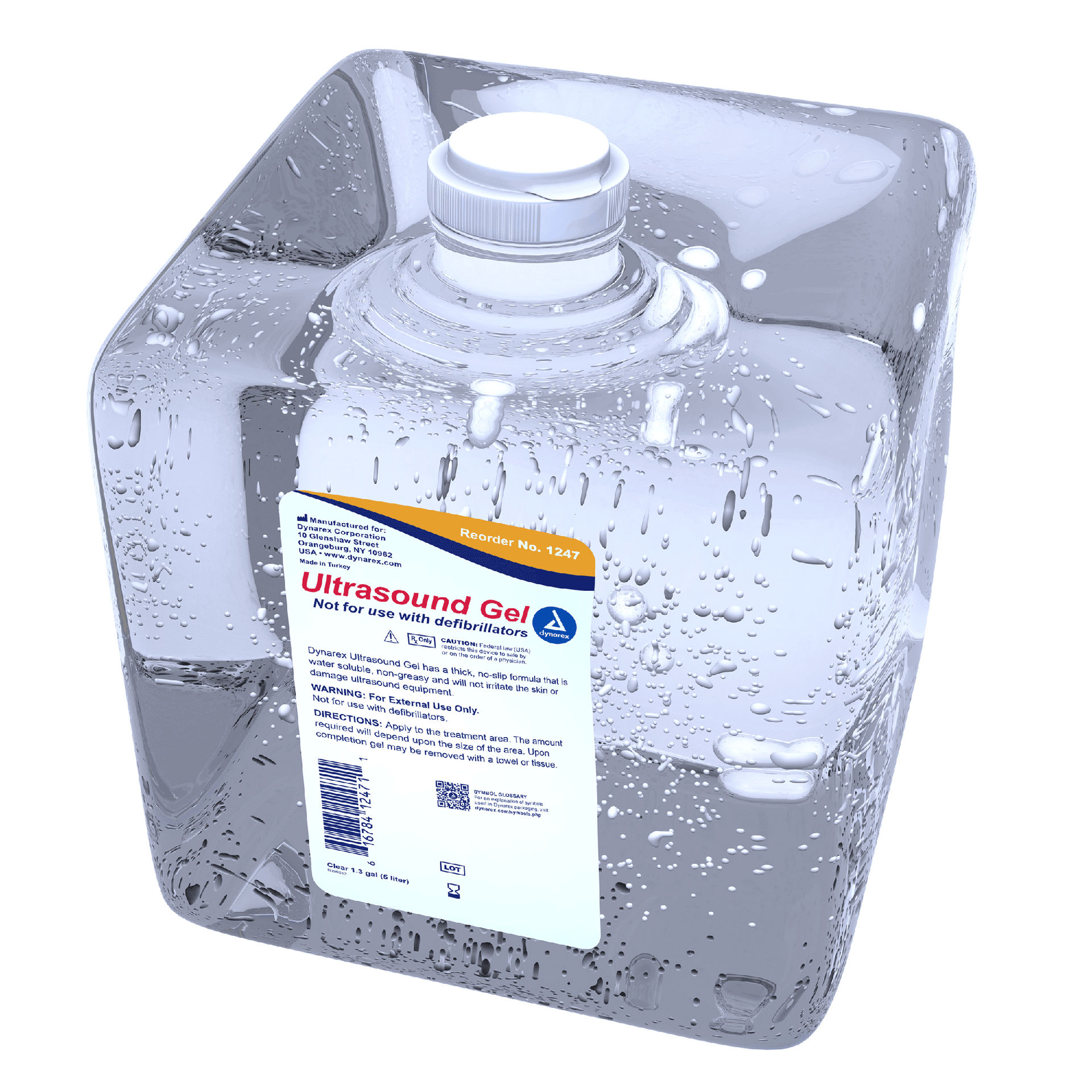 Dynarex Ultrasound Gel, 1.3 gal. Clear (4 Count) – Quick Aid Medical